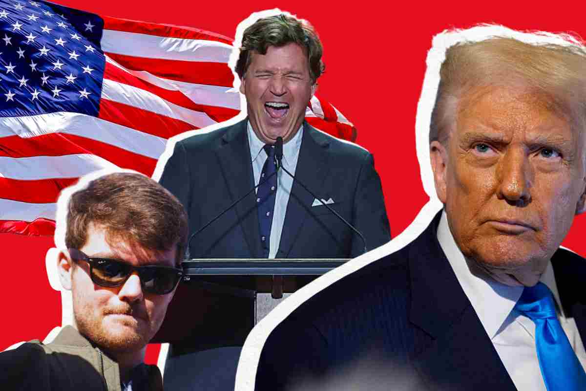 Hoe Hitler-fan en FVD-vriend Nick Fuentes samen met Tucker Carlson ...